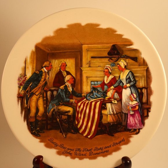 Accents | Betsy Ross Flag Decorative Plate | Poshmark